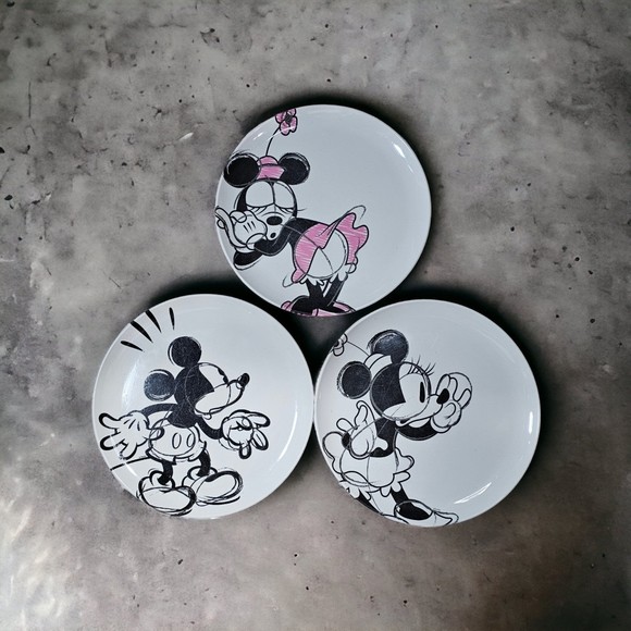 Zak | Other | Zak Designs Plates Retro Mickey Minnie Mouse Melamine ...